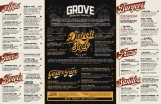 Award-Winning Menu | The Grove Brewing Company